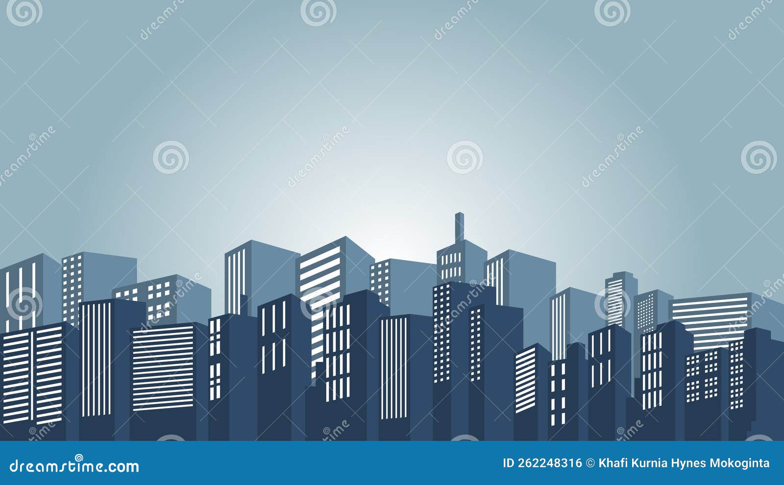 The Background of the Urban Environment at Night Stock Vector ...