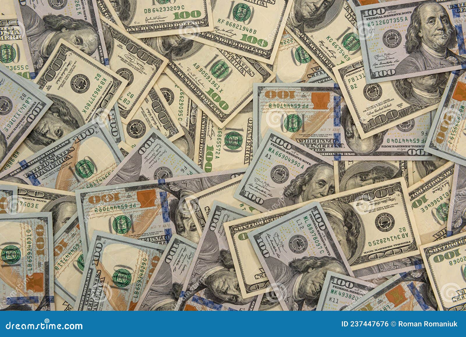 Background of US Dollar Bills. Top View Point Stock Photo - Image of ...