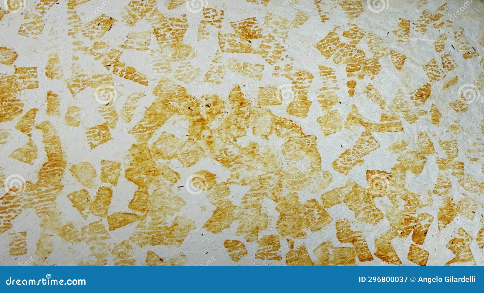 Background Using Baking Paper Where Potatoes Were Cooked Stock Image ...