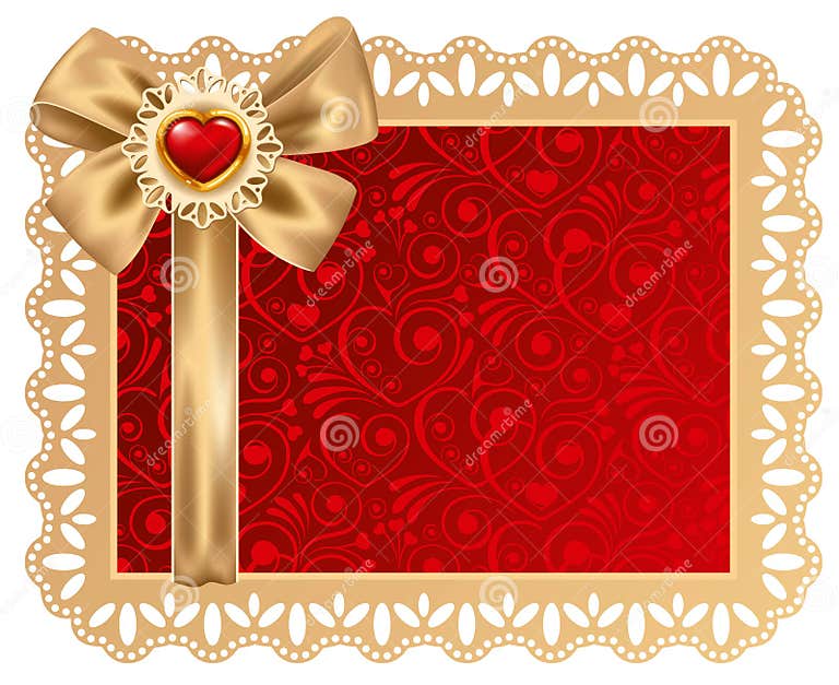 Background on Valentines Day Stock Vector - Illustration of ornate ...