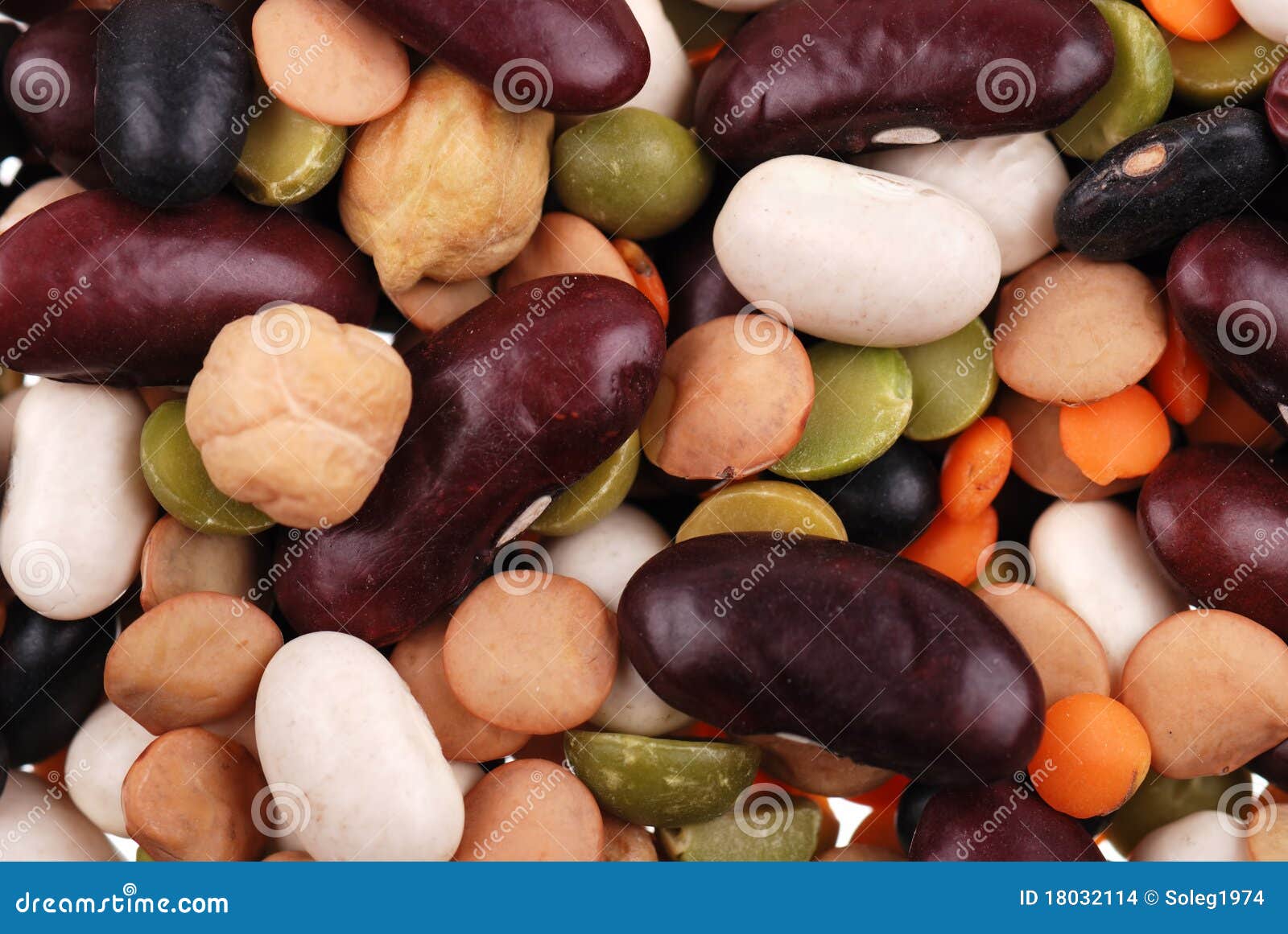Background from the Various Bean Stock Photo - Image of dried ...