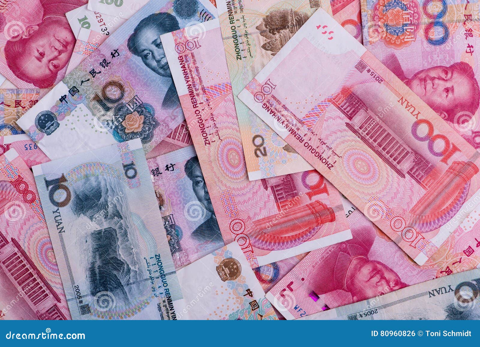 Background of Various Chinese Backnotes Stock Photo - Image of chinese ...