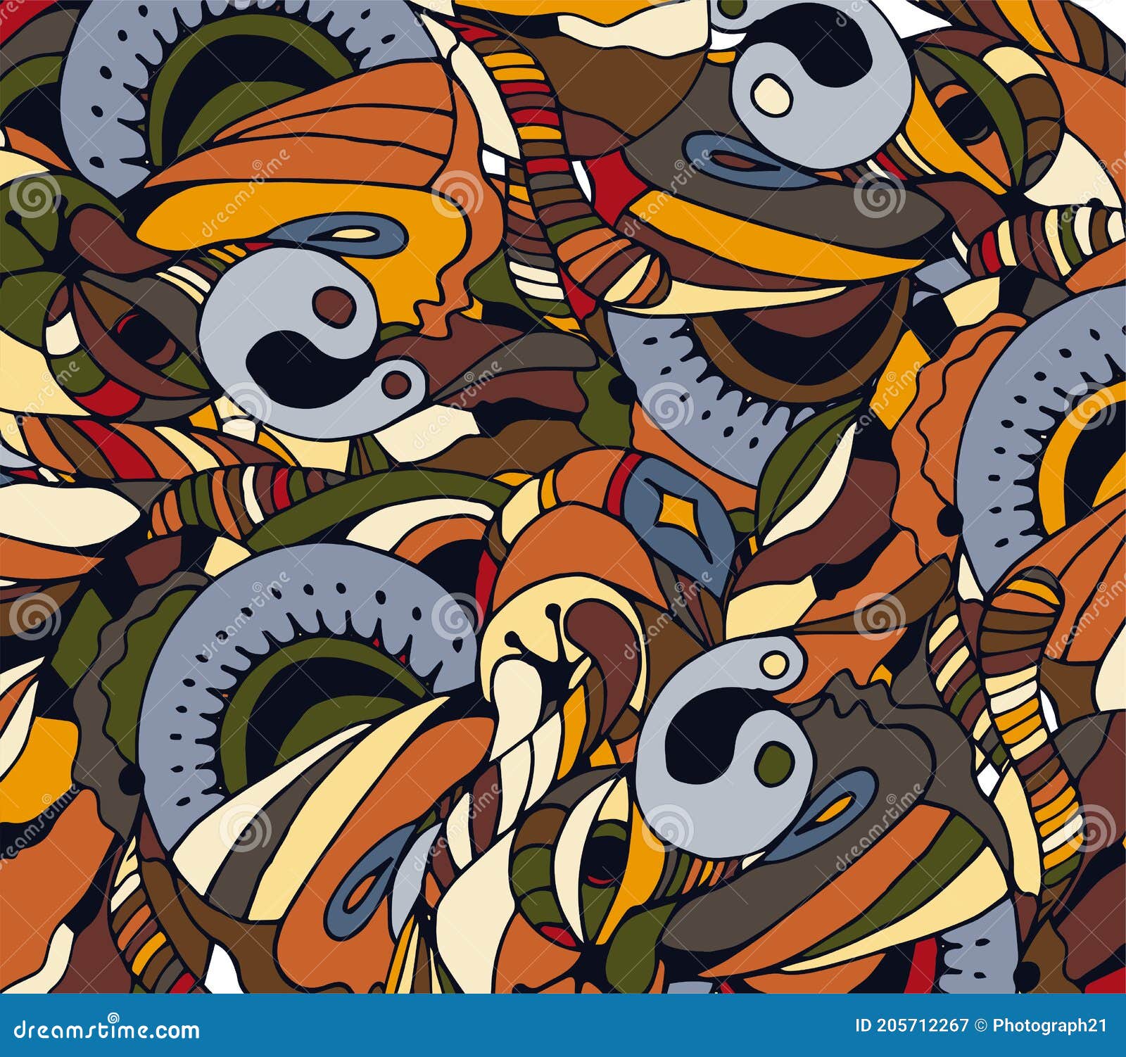 Background Vector Art Painting Abstract Cartoon Multicolored with ...