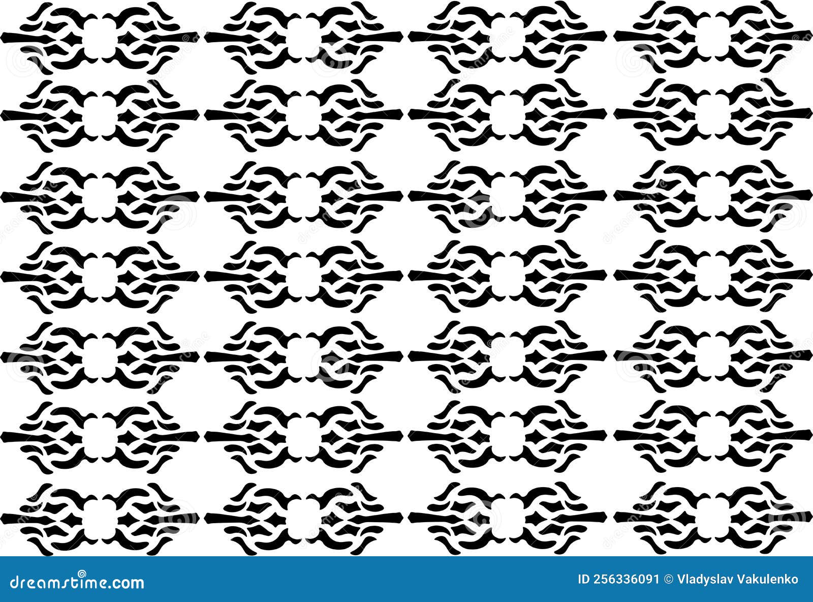 Background Vector Stencil, Black and White Stock Vector - Illustration ...