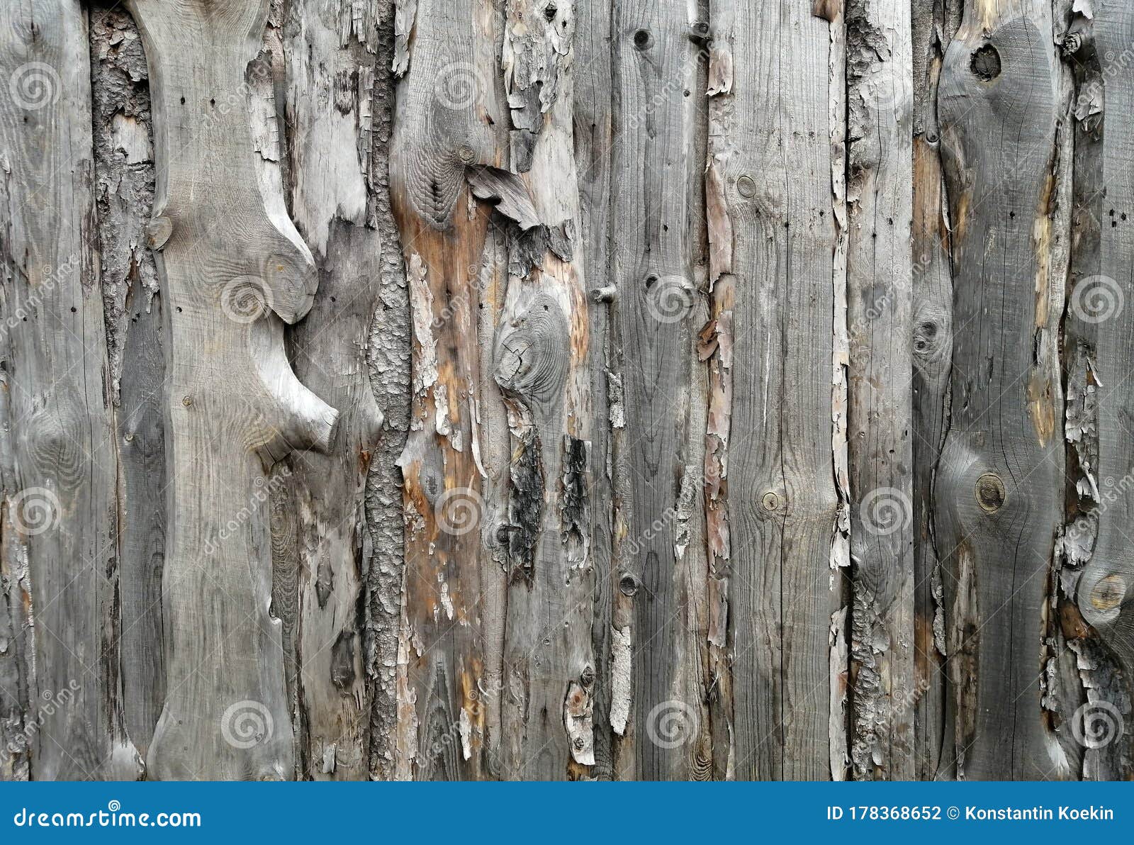 Background of Vertical Boards with a Natural Rough Texture Stock Photo ...