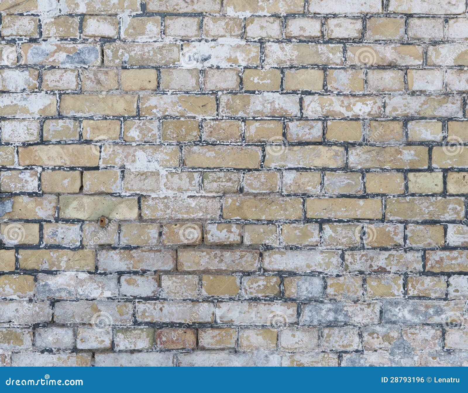 Background of Vintage Brick Wall Stock Photo - Image of paint, bricks ...