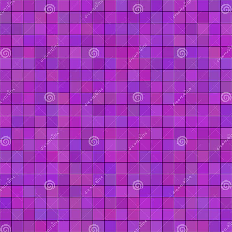 Background with Violet Squares. Raster Stock Illustration ...