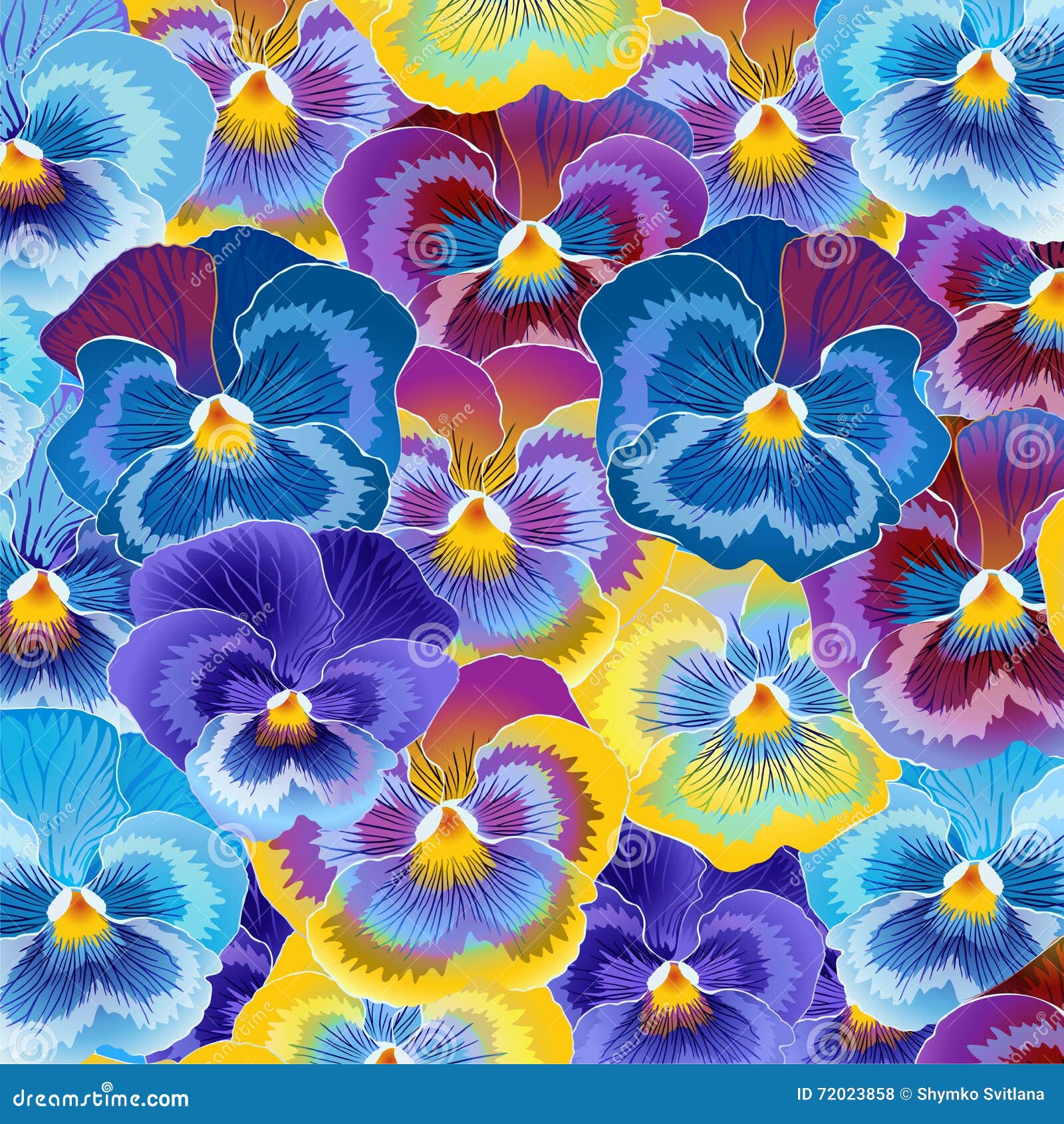 Background of violets stock vector. Illustration of vector - 72023858