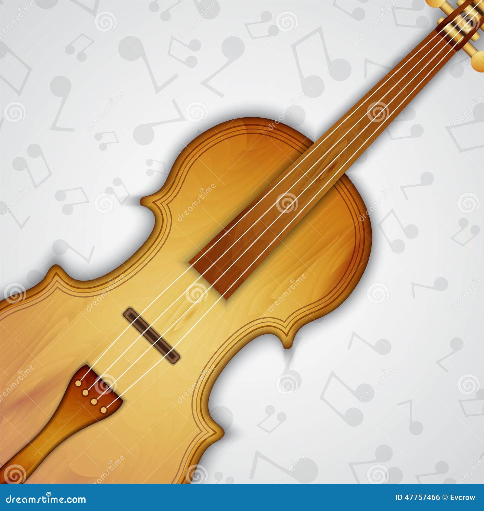 Background with violin stock vector. Illustration of music - 47757466