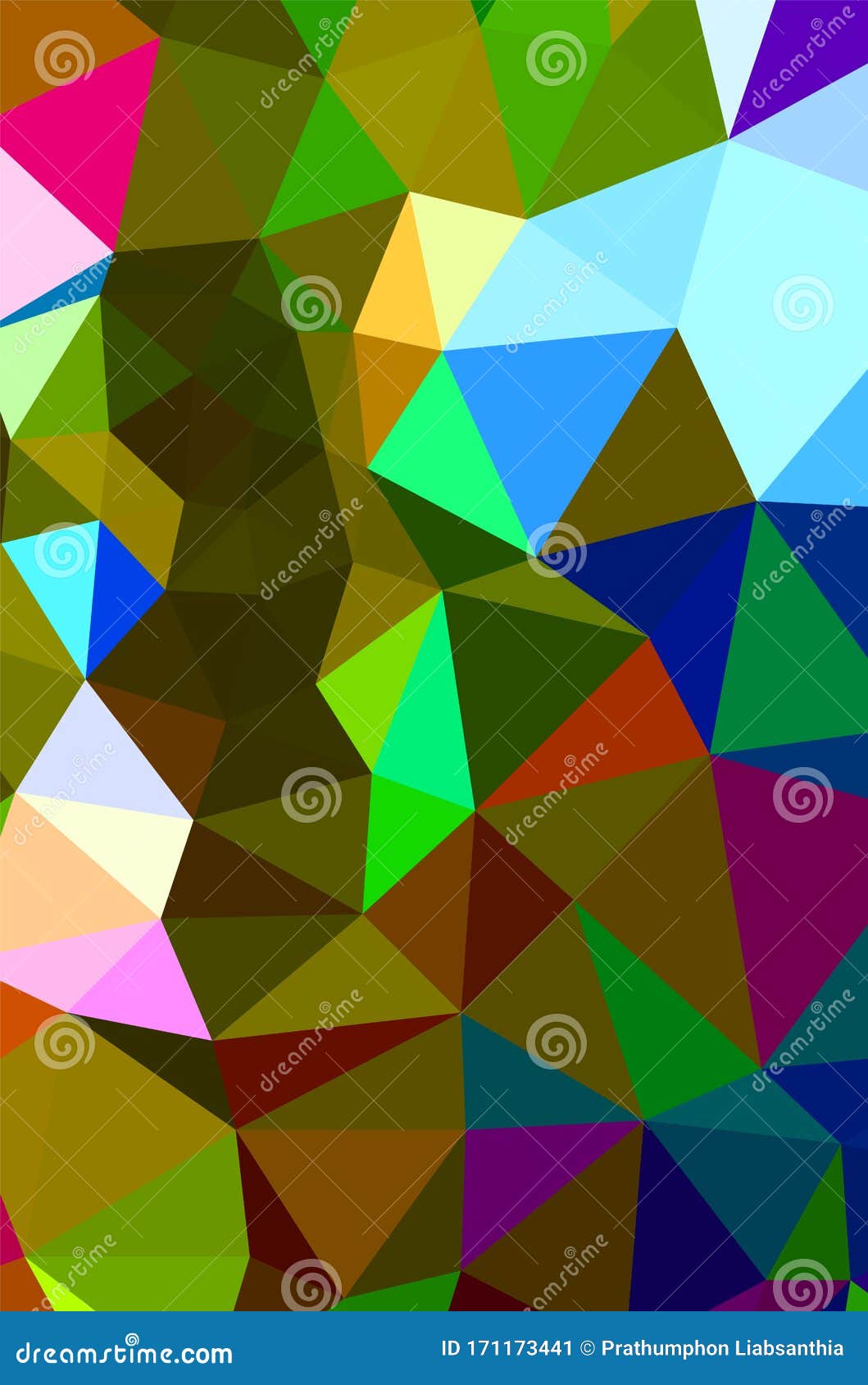 Background Vivid in the Style of Cubism. Color Wallpapers Stock Vector ...