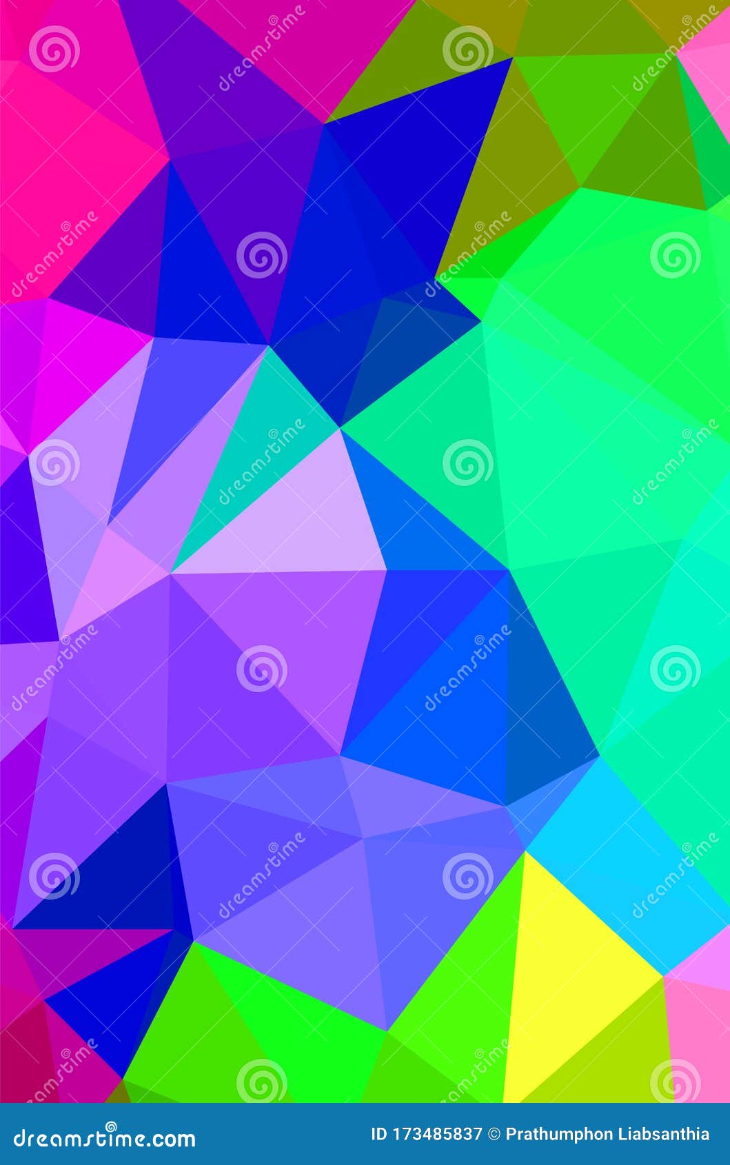 Background Vivid in the Style of Cubism. Color Wallpapers Stock Vector ...