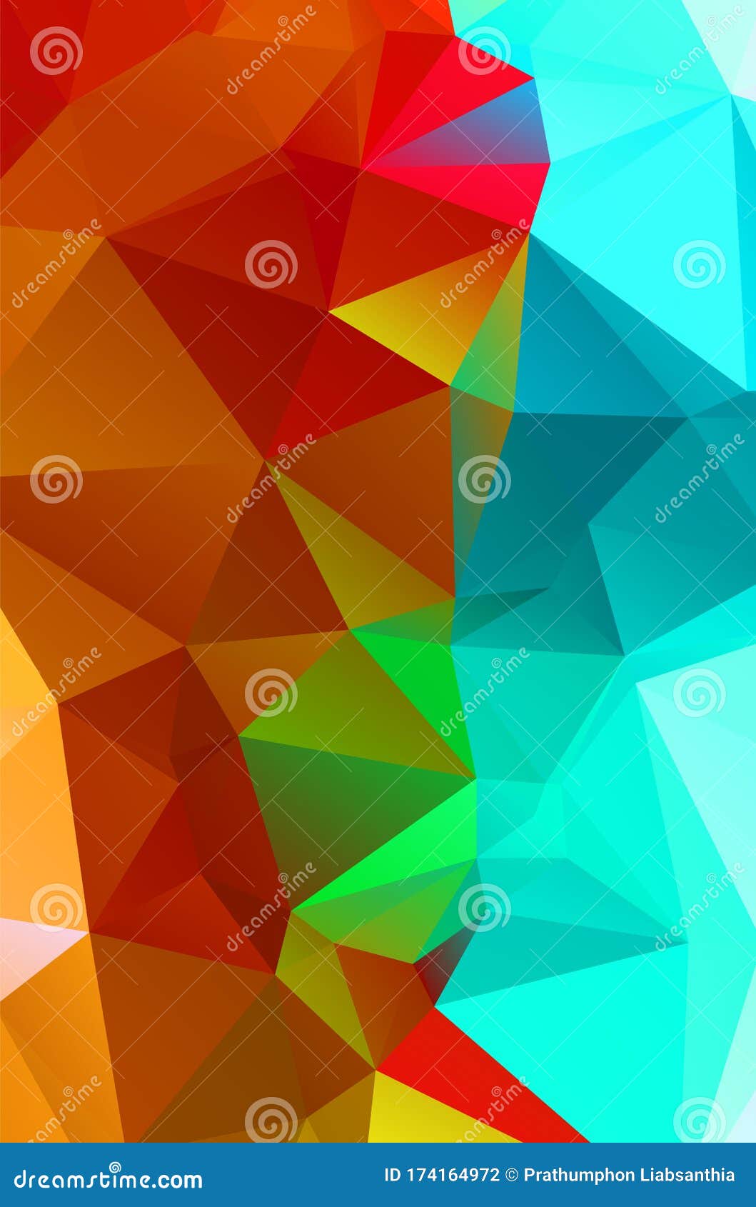 Background Vivid in the Style of Cubism. Color Wallpapers Stock Vector ...