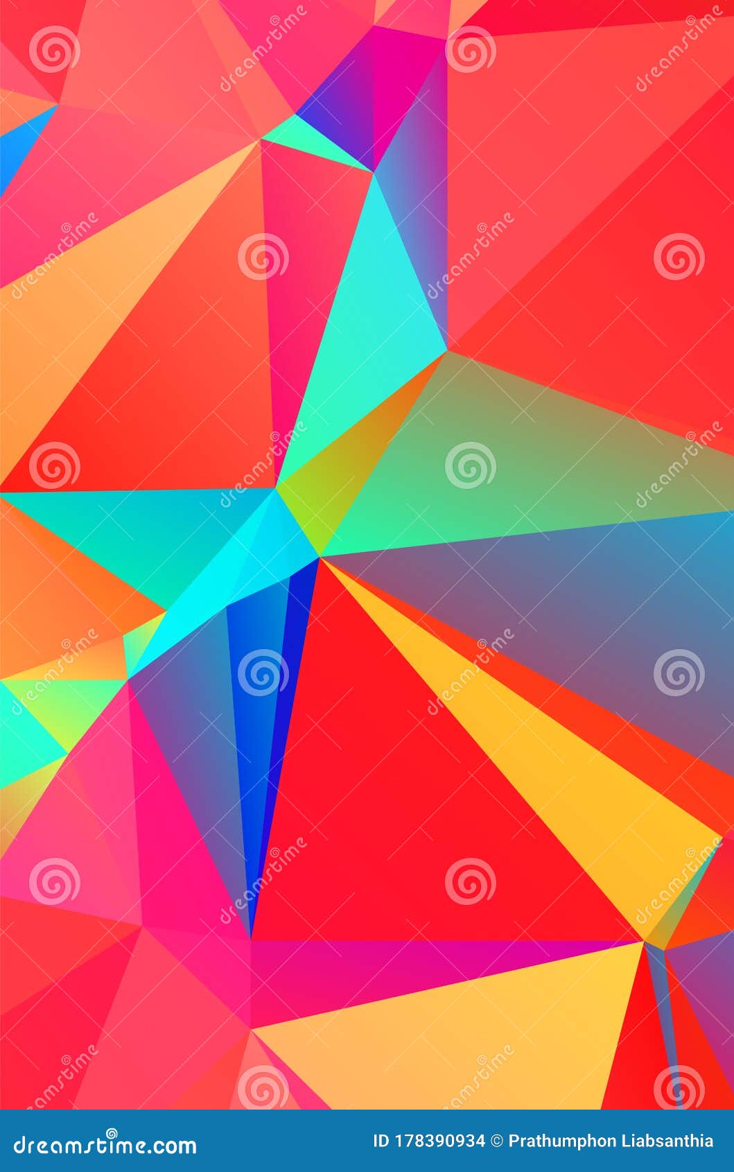 Background Vivid in the Style of Cubism. Color Wallpapers Stock Vector ...