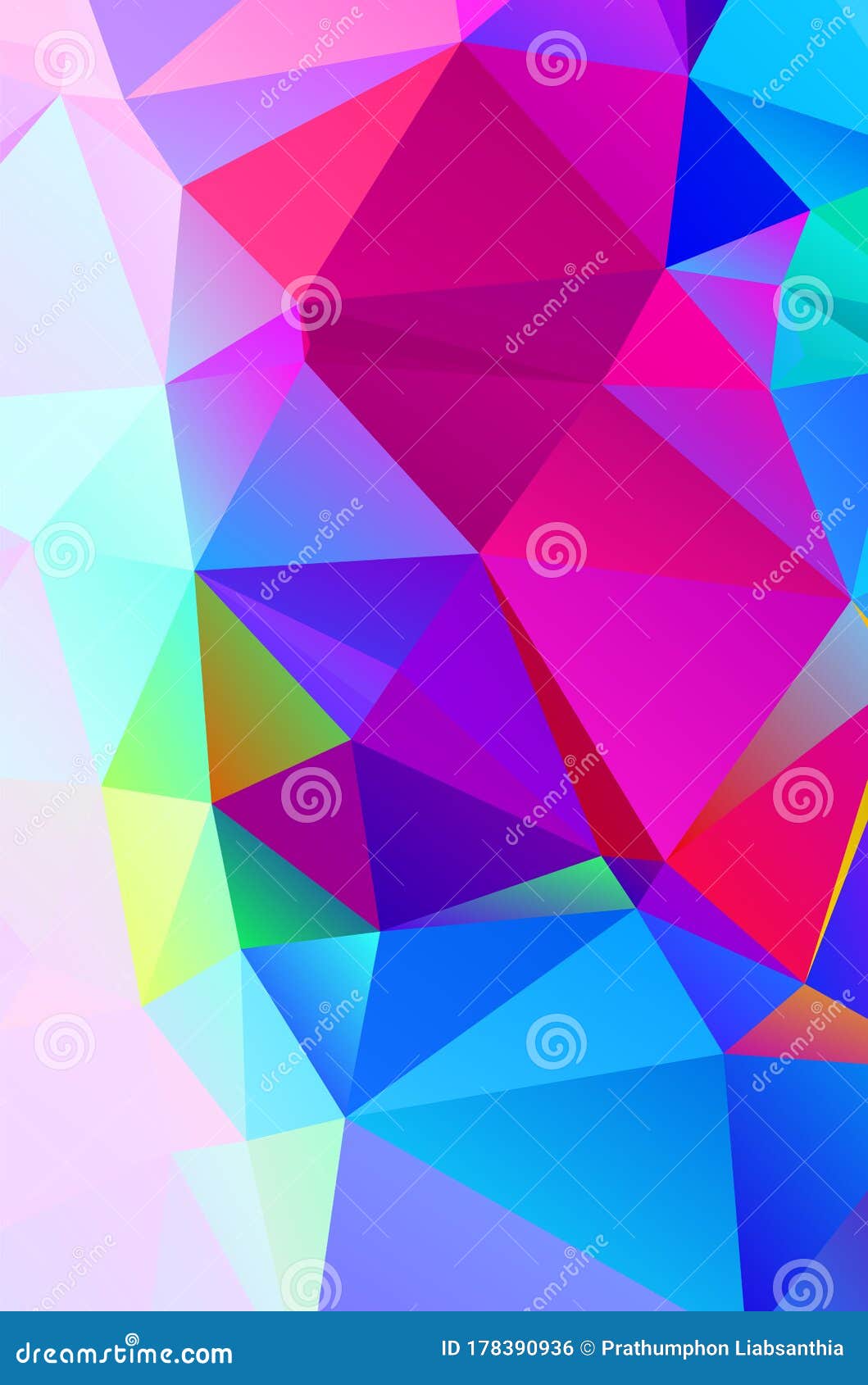 Background Vivid in the Style of Cubism. Color Wallpapers Stock Vector ...