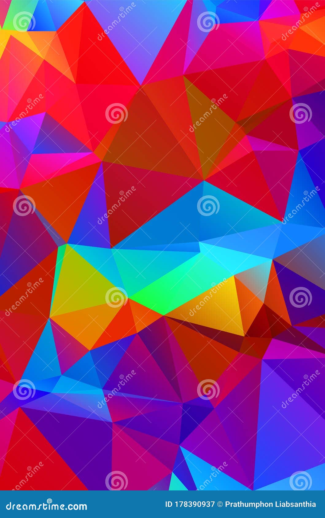 Background Vivid in the Style of Cubism. Color Wallpapers Stock Vector ...
