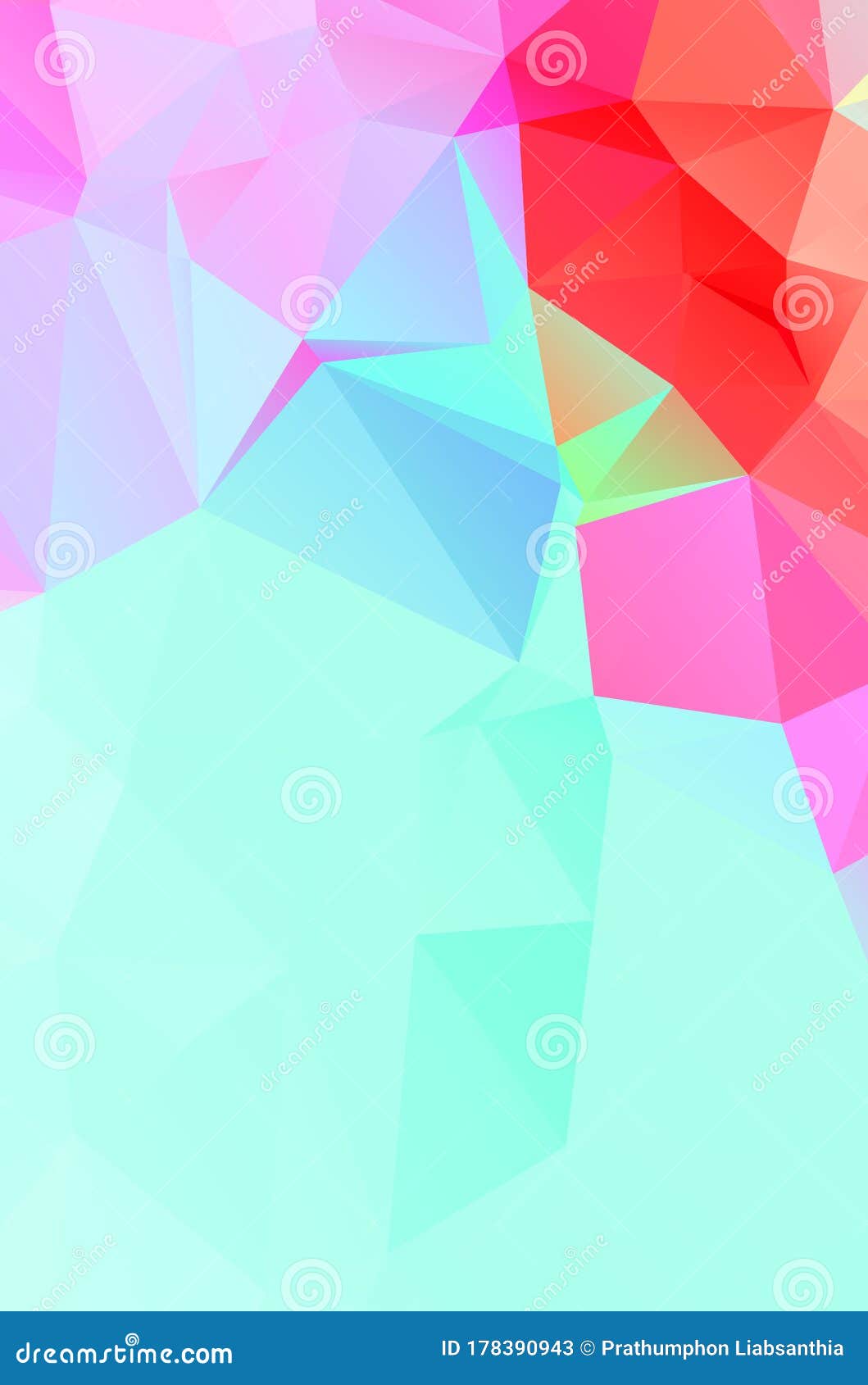 Background Vivid in the Style of Cubism. Color Wallpapers Stock Vector ...
