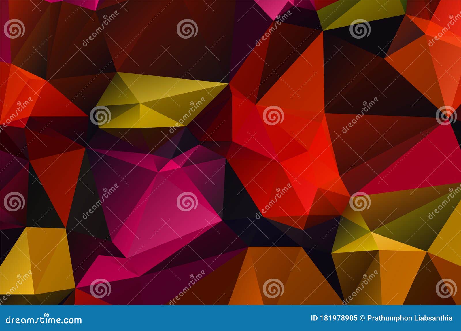 Background Vivid in the Style of Cubism. Color Wallpapers Stock Vector ...