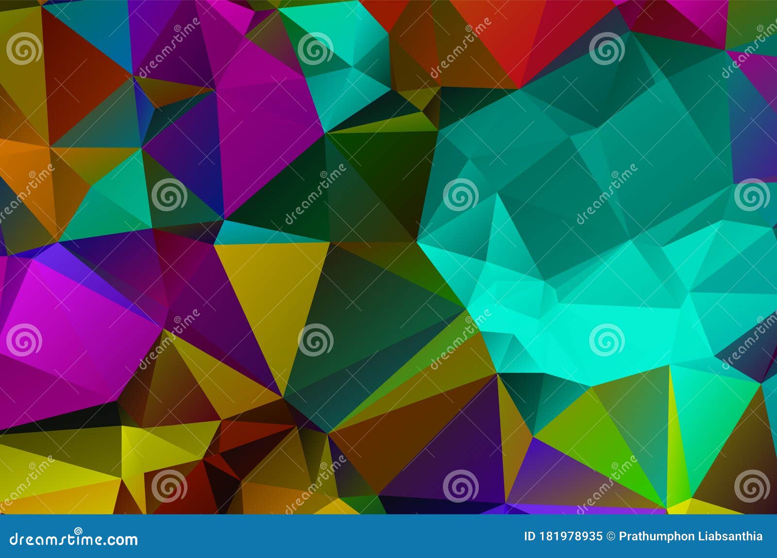 Background Vivid in the Style of Cubism. Color Wallpapers Stock Vector ...