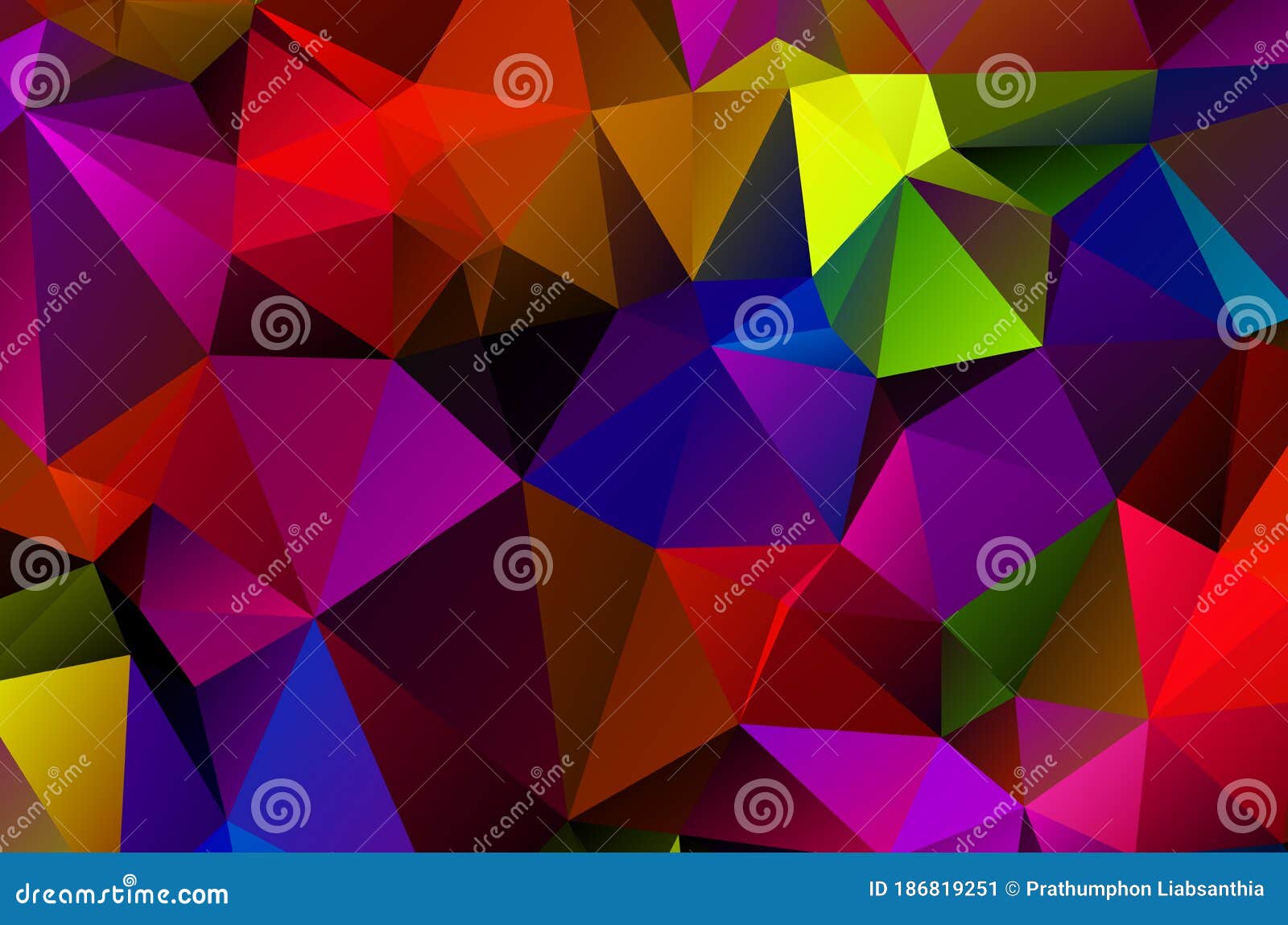 Background Vivid in the Style of Cubism. Color Wallpapers Stock Vector ...
