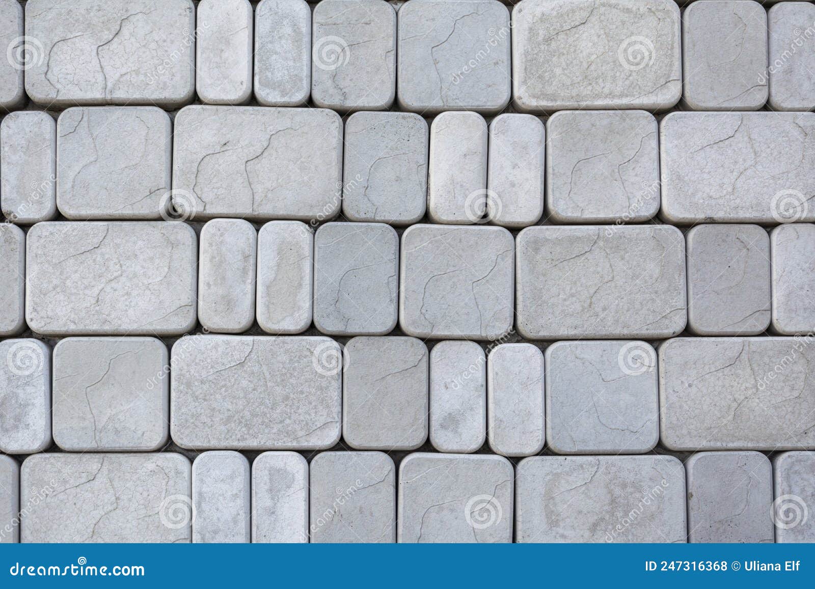 Background Wall of Blocks. Large Bricks. Stock Photo - Image of ...