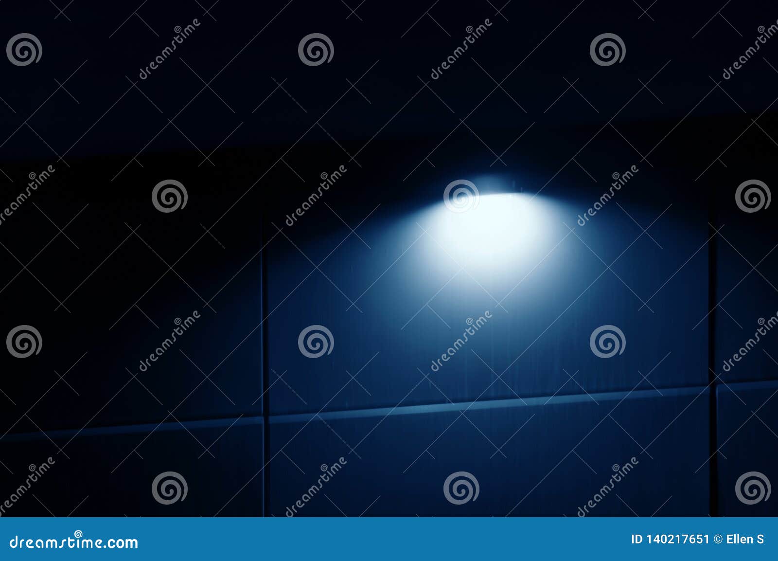 Background Wall of the Building Illuminated by Light from a Lantern ...