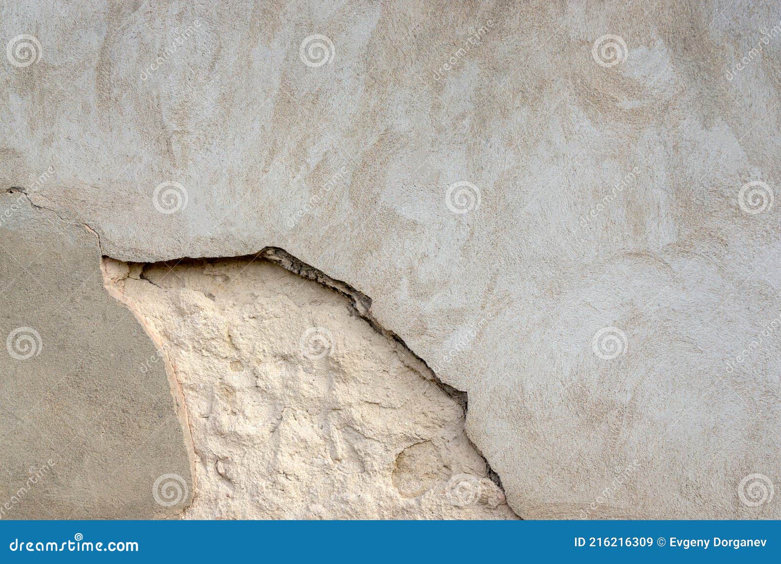 Background Wall with Crumbling Plaster Stock Image - Image of building ...