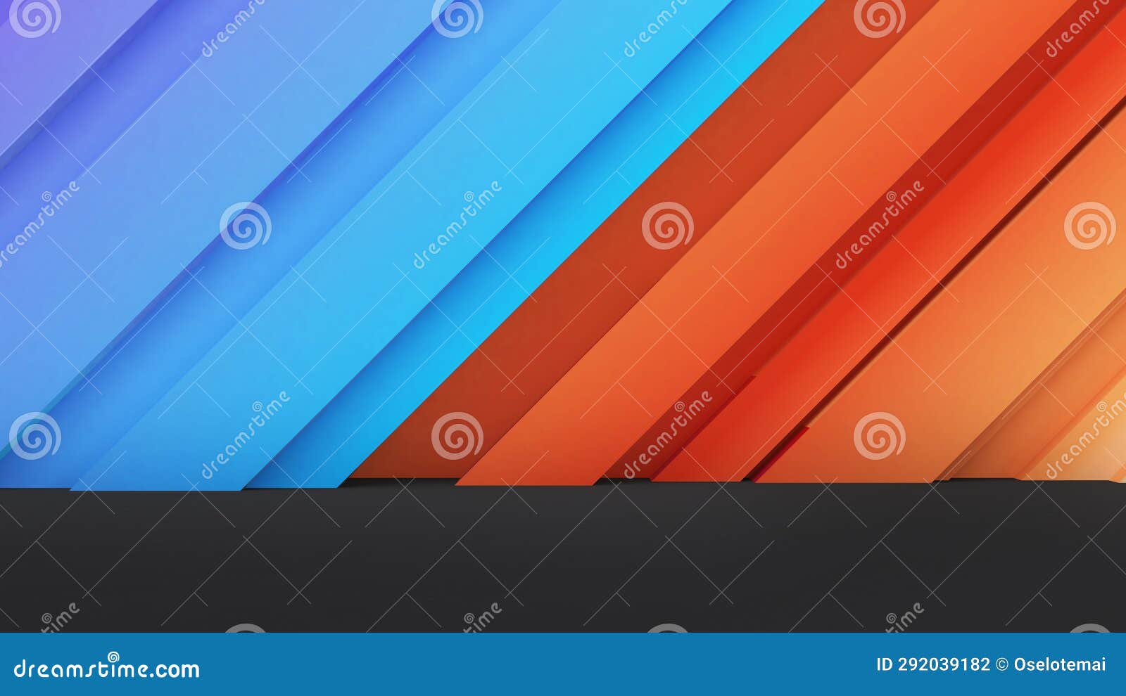 Background Wall, Diagonal Shape, Gradient, Mix of Warm and Cool Tones ...
