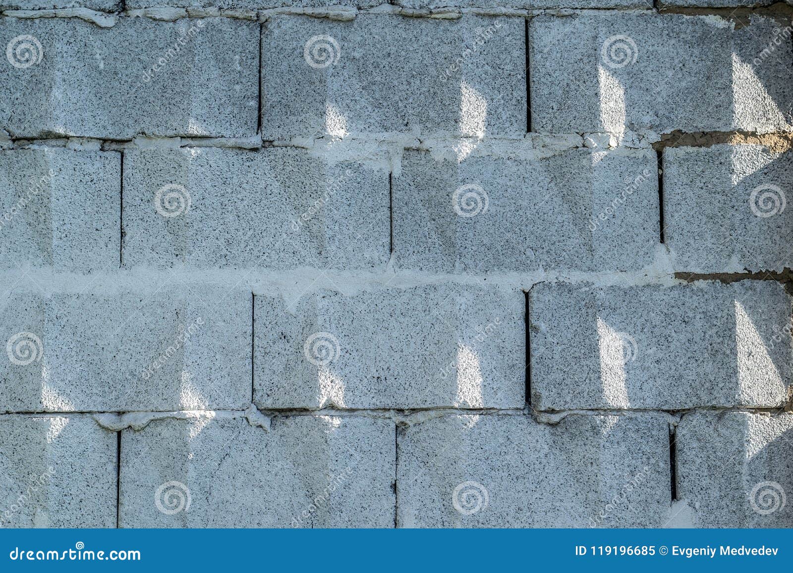Background, Wall of Large Gray Brick Blocks with Triangular Patterns ...