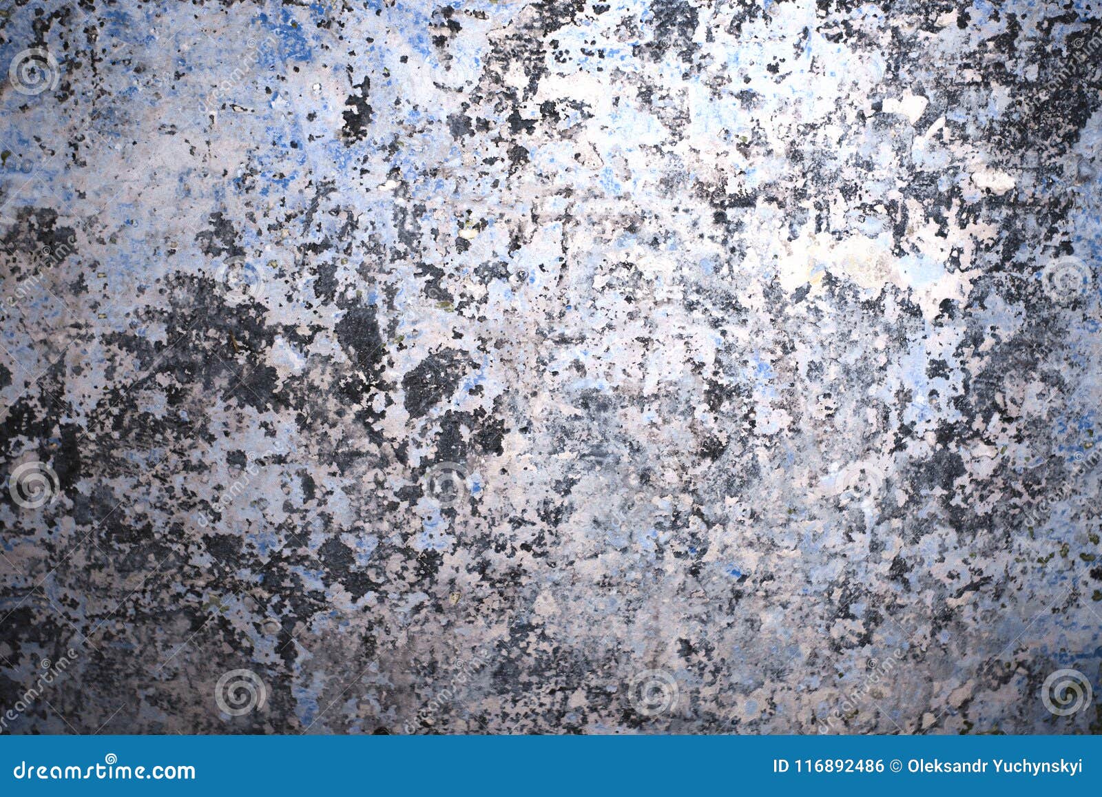 Background of a Wall with Many Layers of Faded, Ragged Paint of ...