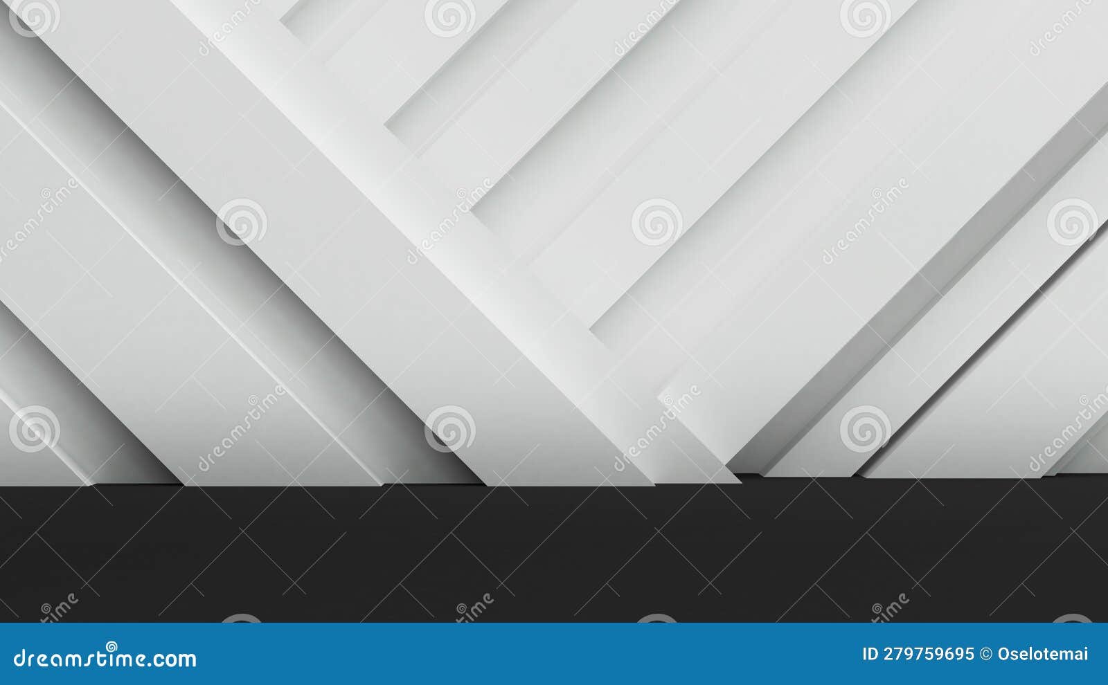 Background Wall, Oblique Shape with White Background, Prototype for ...
