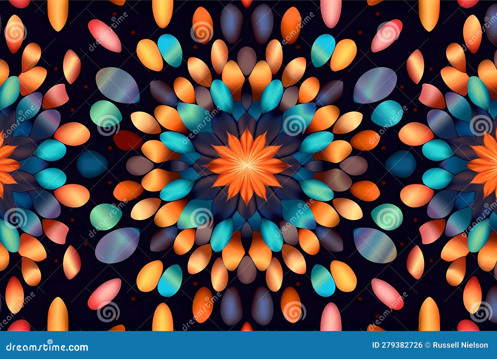 Background Wallpaper - Abstract Kaleidoscope (Generative AI) Stock Illustration - Illustration ...