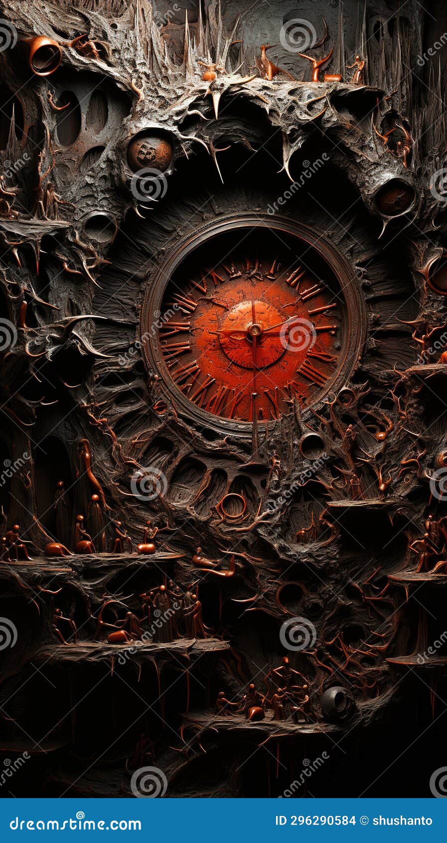 Background Wallpaper of the Circle of Hell Stock Illustration ...