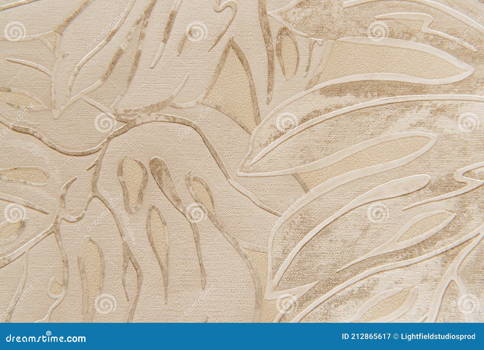 Background of Wallpaper with Embossed Floral Stock Image - Image of ...