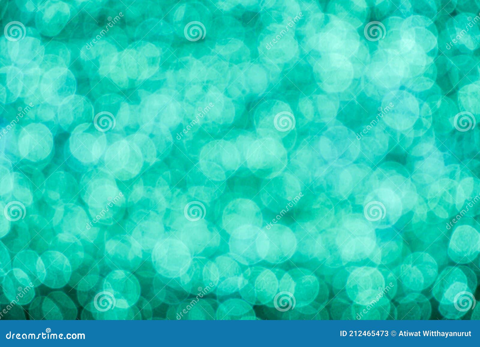 Background and Wallpaper Lights Blue Abstract with Blurred and Bokeh of LED Light Bubs ...