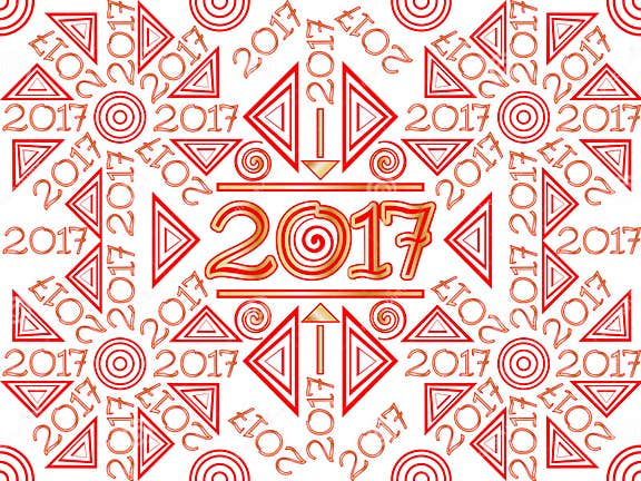 2017 Background Wallpaper Pattern Stock Illustration - Illustration of ...