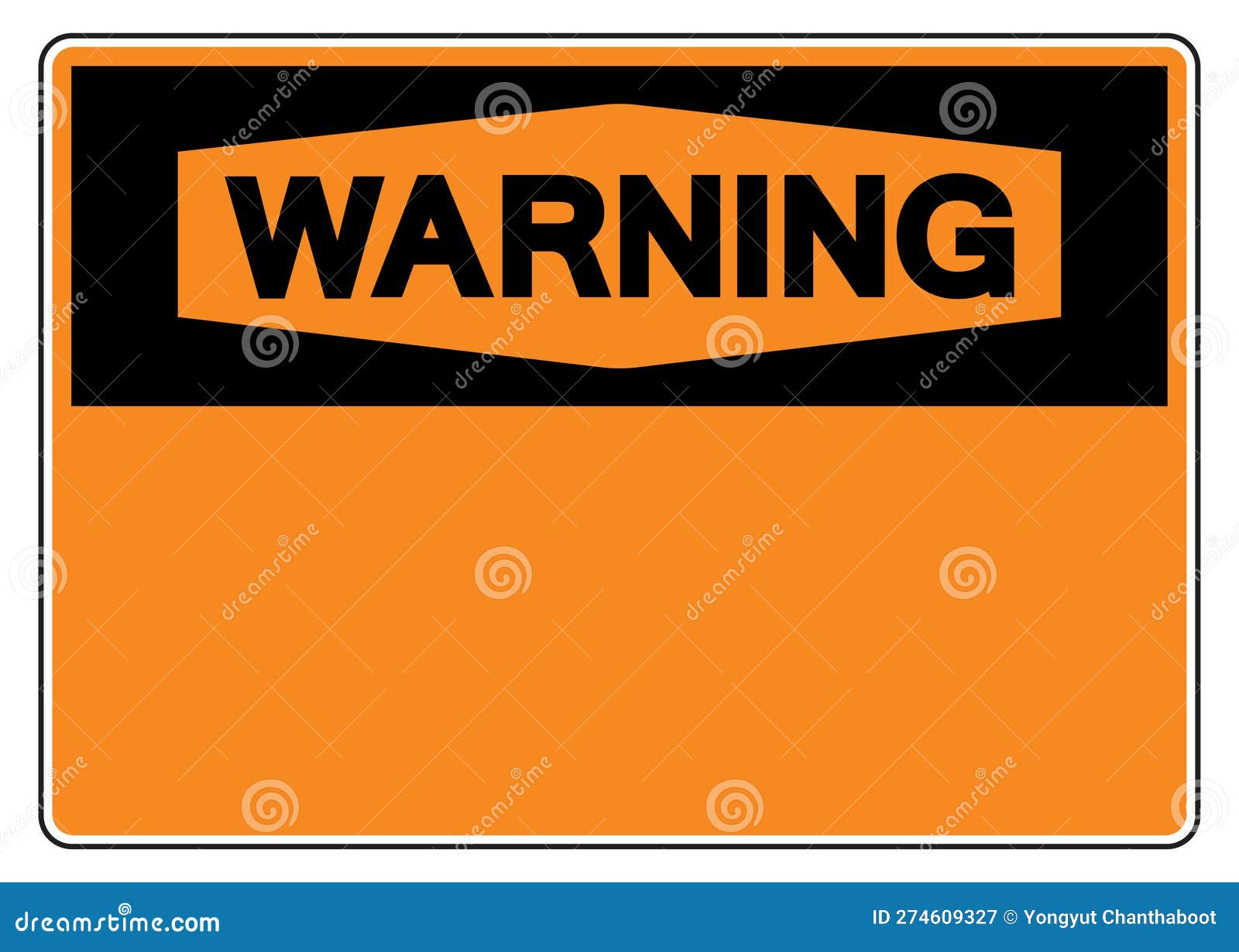 Background Warning Blank Symbol Sign,Vector Illustration, Isolate on ...