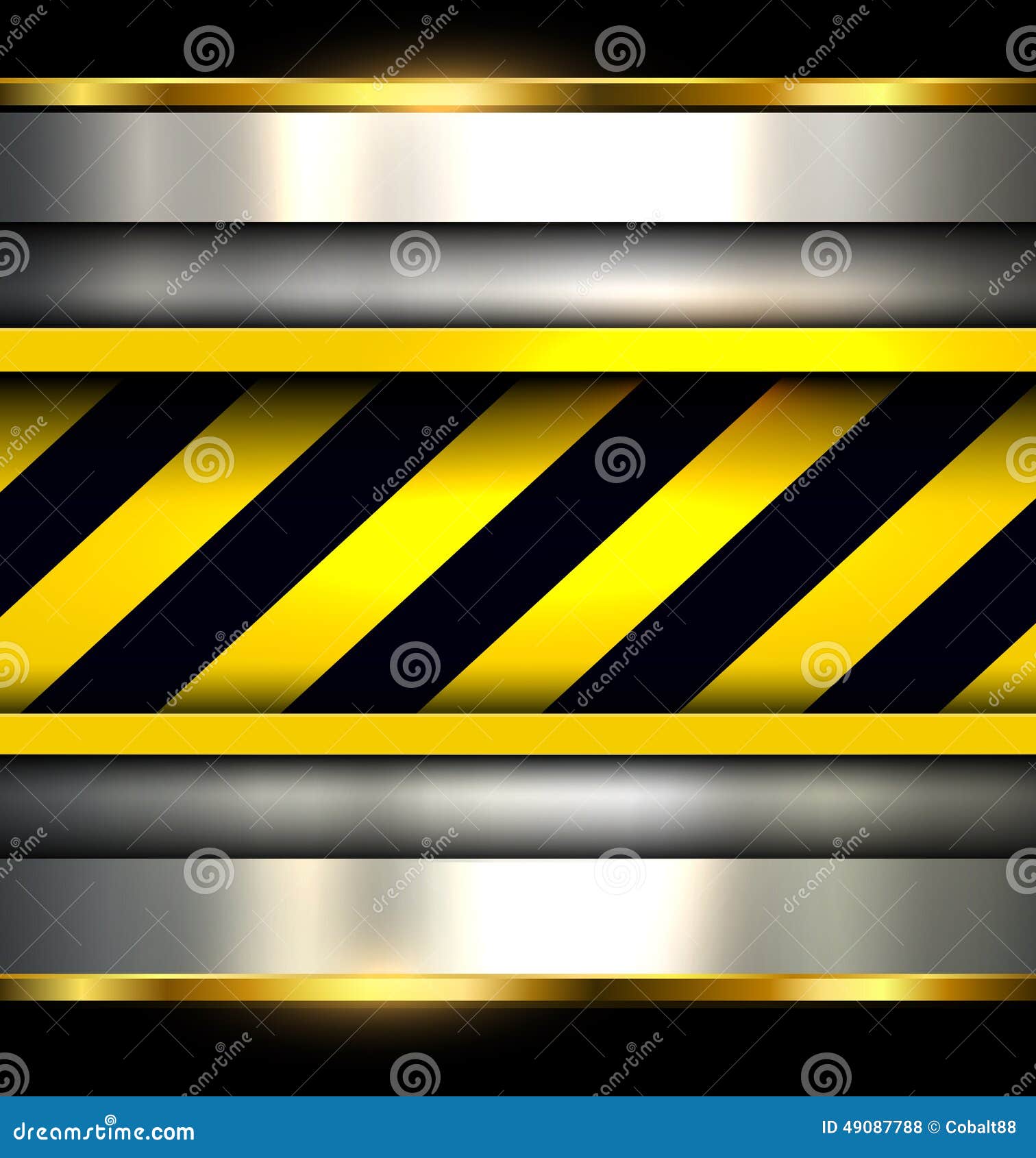 Background with Warning Stripes Stock Vector - Illustration of gray ...