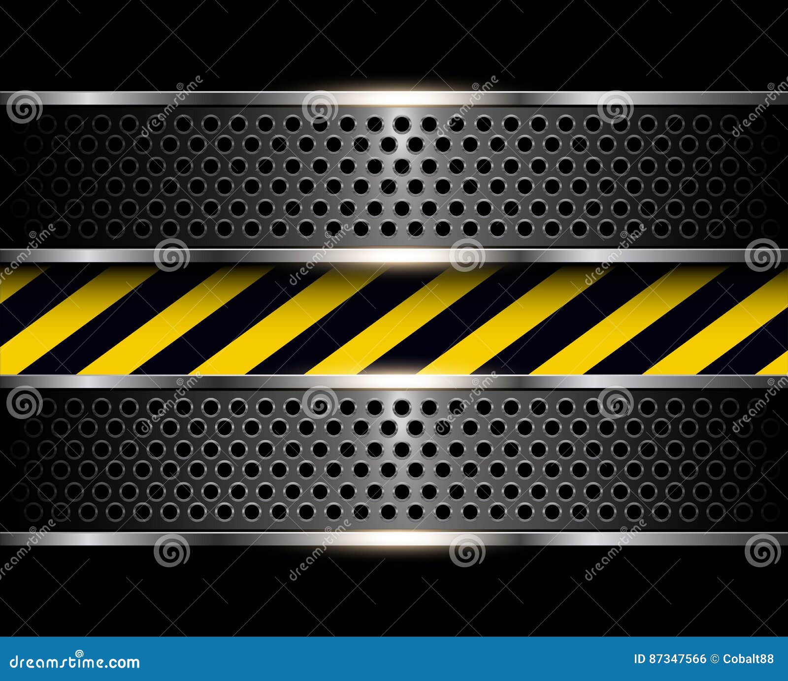 Background with Warning Stripes Stock Vector - Illustration of gray ...