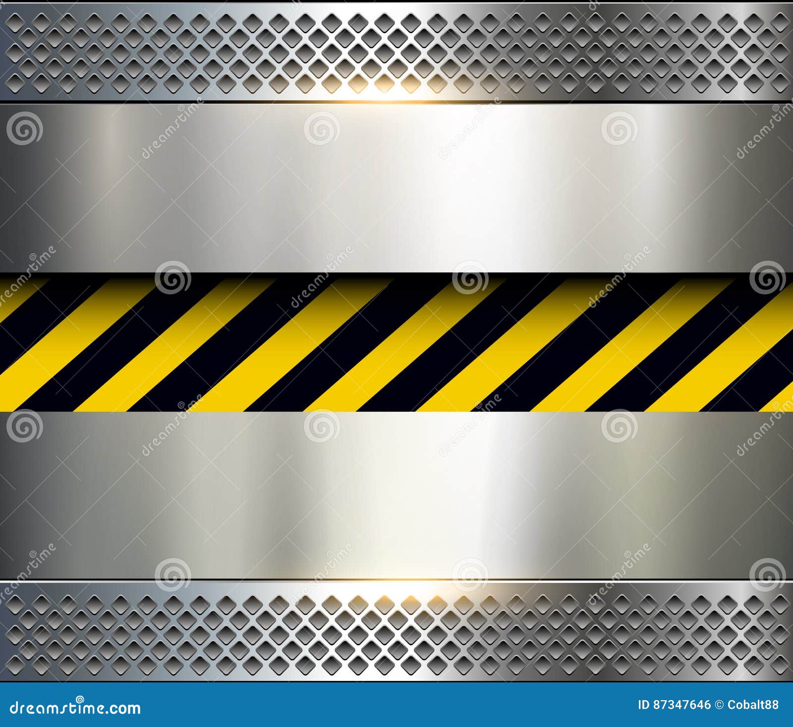 Background with Warning Stripes Stock Vector - Illustration of safety ...