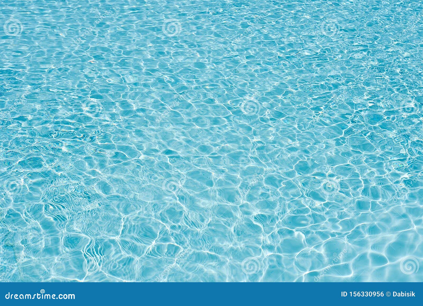Background of Water in Blue Swimming Pool, Water Surface with a Sun ...