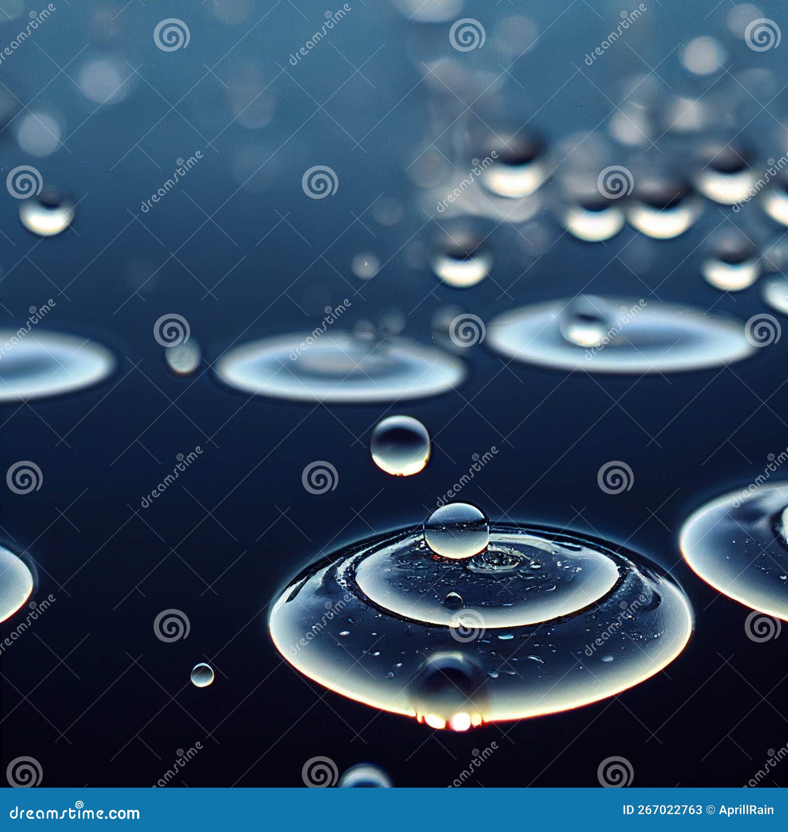 Background with Water Drops Stock Illustration - Illustration of ...