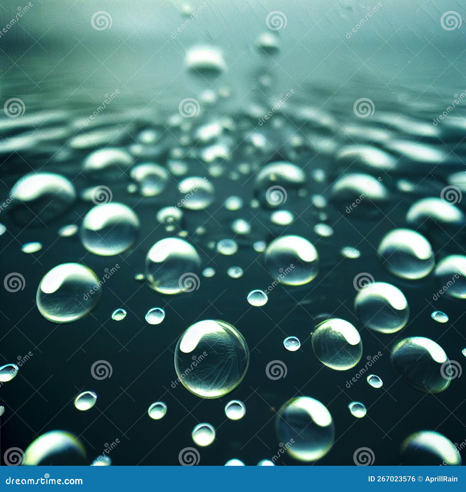 Background with Water Drops Stock Illustration - Illustration of ...