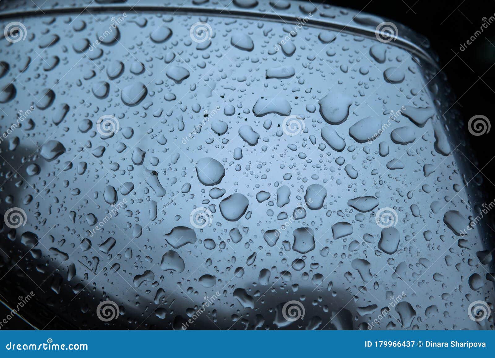 Background with Water Drops, Metal Texture Stock Image - Image of aqua ...