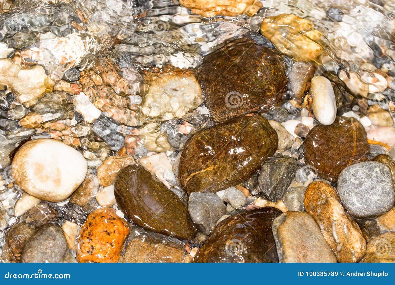Background of Water and Stone Stock Image - Image of nature, river ...
