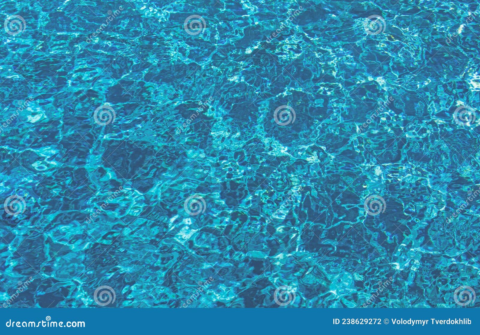 Background of Water, Surface Blue Swimming Pool. Stock Photo - Image of ...
