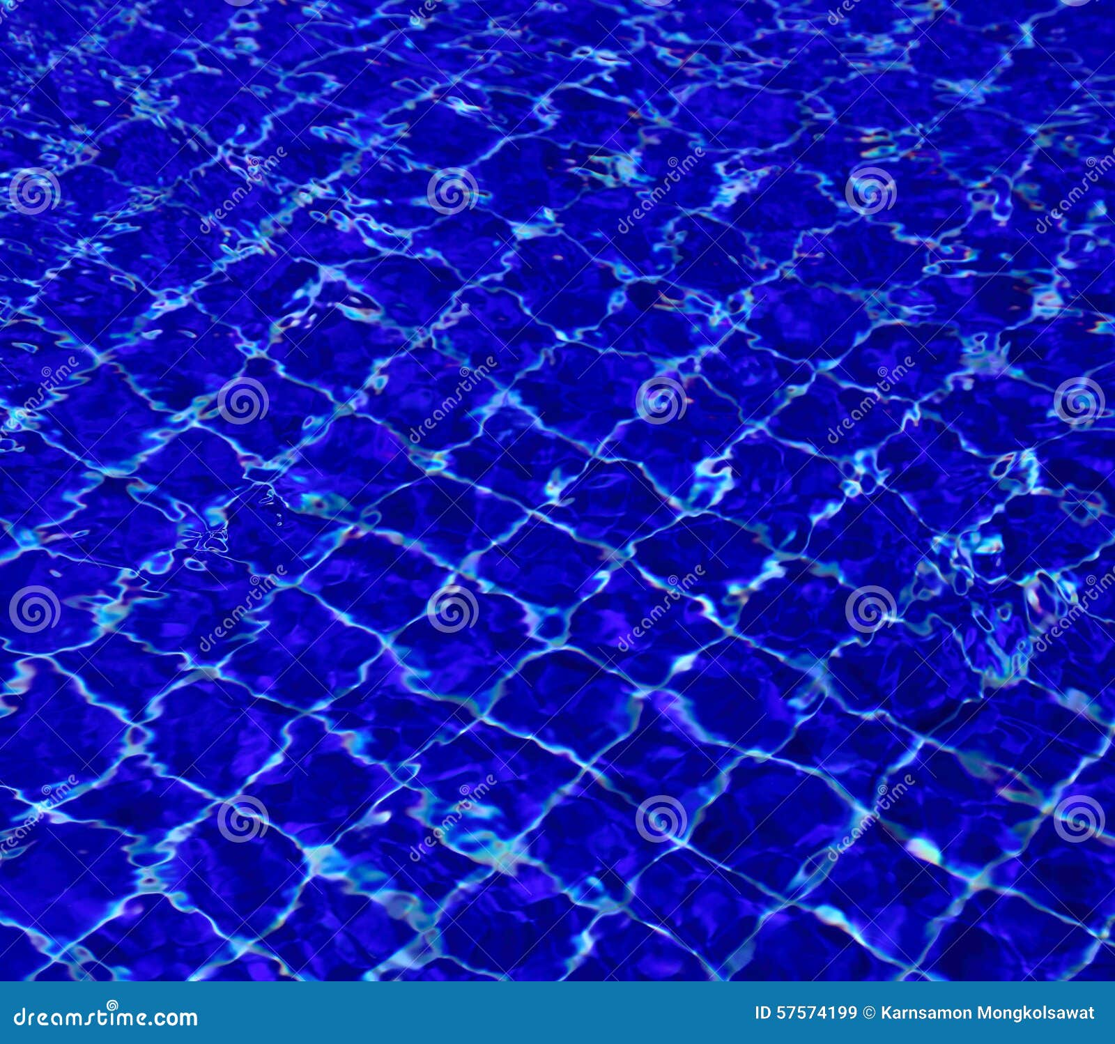 Background of Water in the Swimming Pool with a Wave Stock Image ...