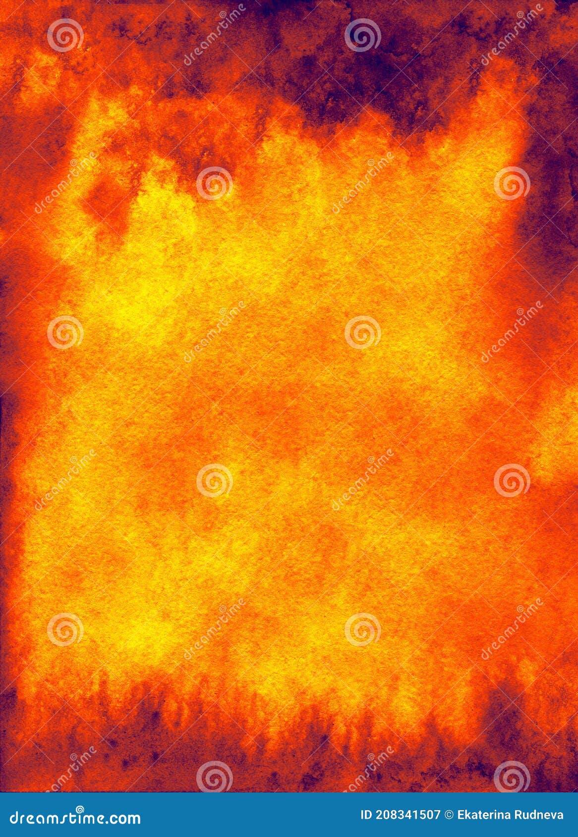 Background, Watercolor Texture. Red, Yellow, Orange. Fire Background ...