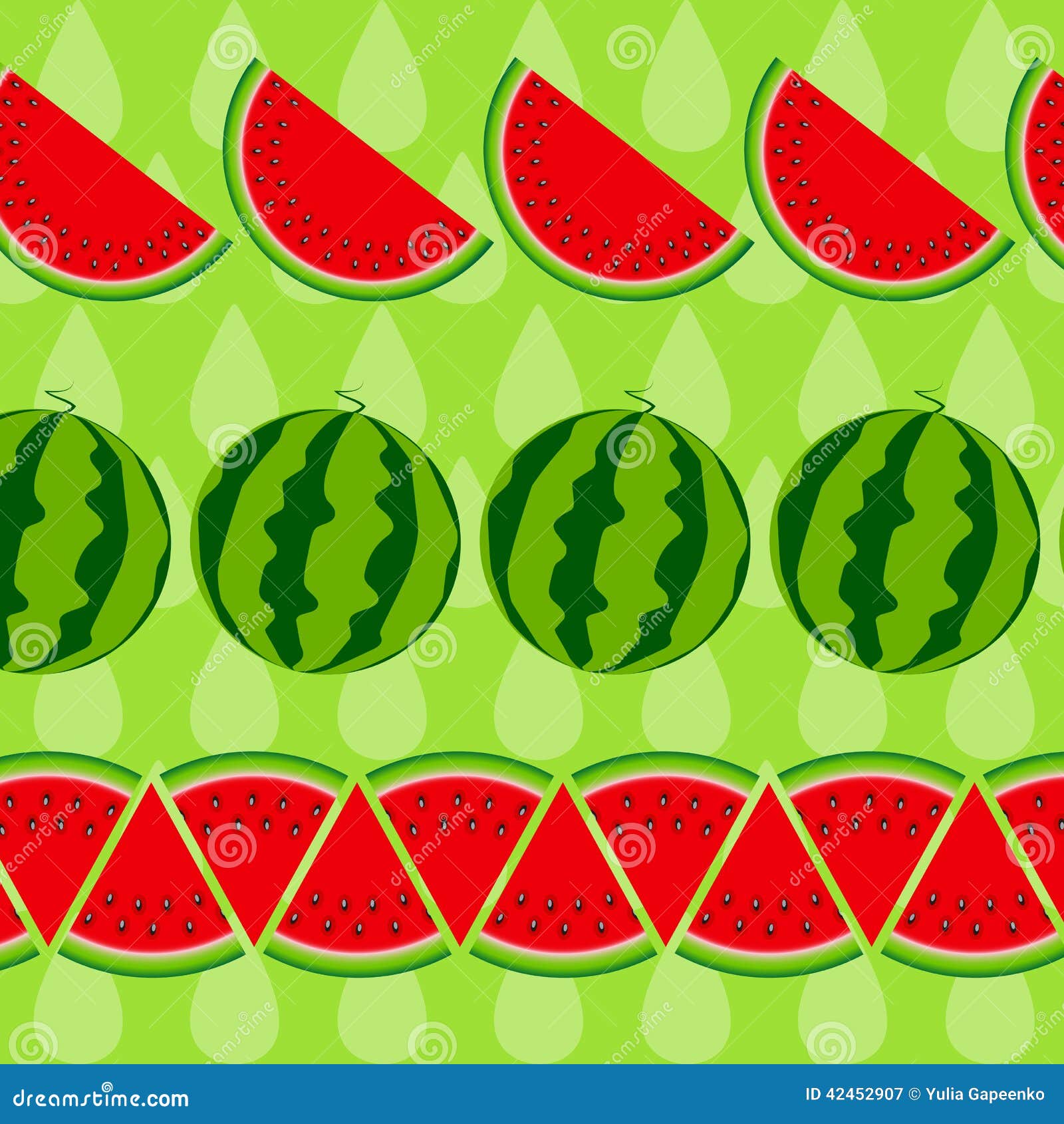 Background From Watermelon. Vector Illustration. | CartoonDealer.com ...