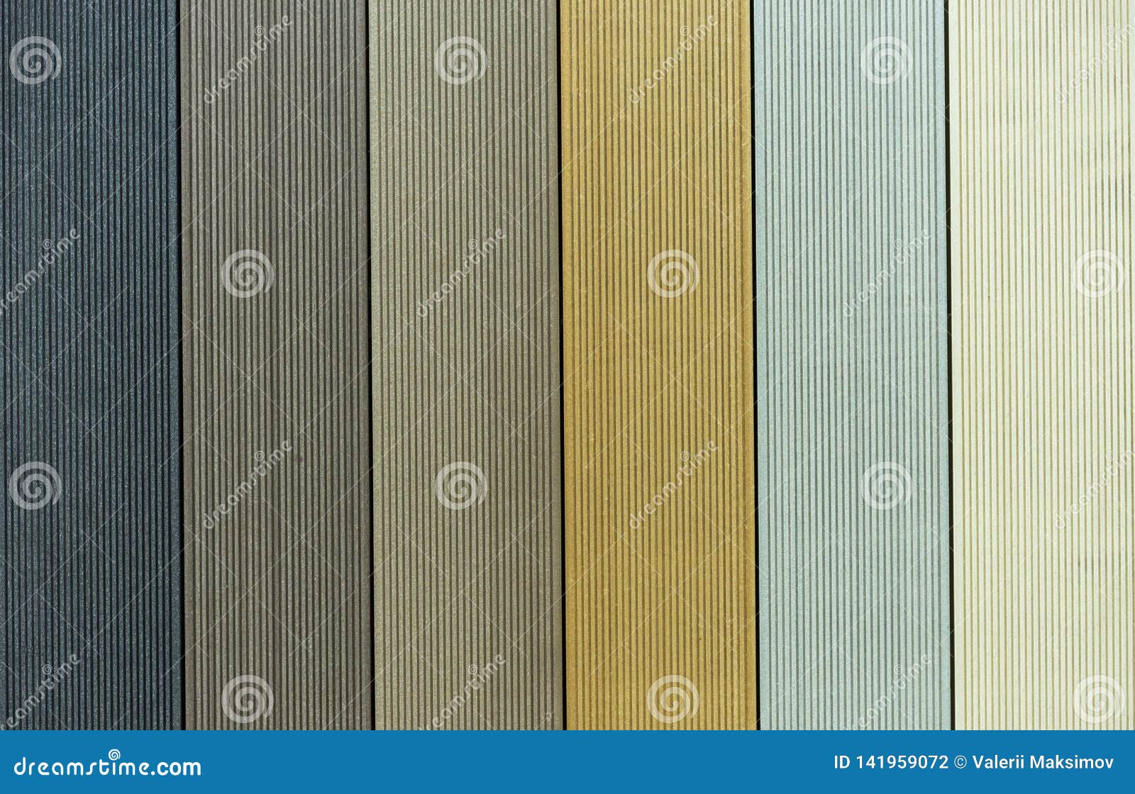 Background of Waterproof Boards of Various Colors Stock Photo - Image ...