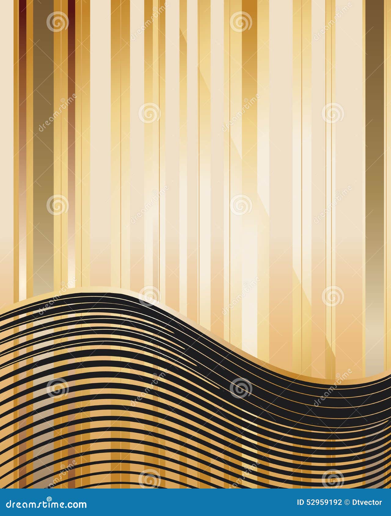 Background Wave Bottom Element Stock Vector - Illustration of colorful ...